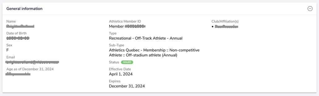 Athletics member - How do I access my AthleticsReg's profile and update ...
